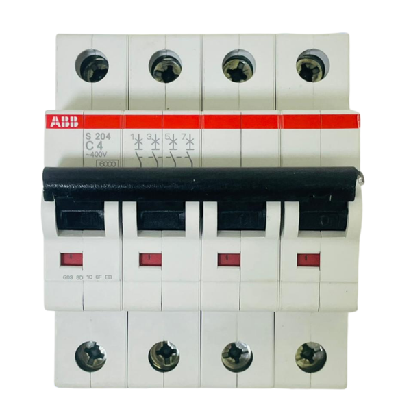 ABB S204 C4 Circuit Breaker 2CDS254001R0044 4A – We Sell Stocks