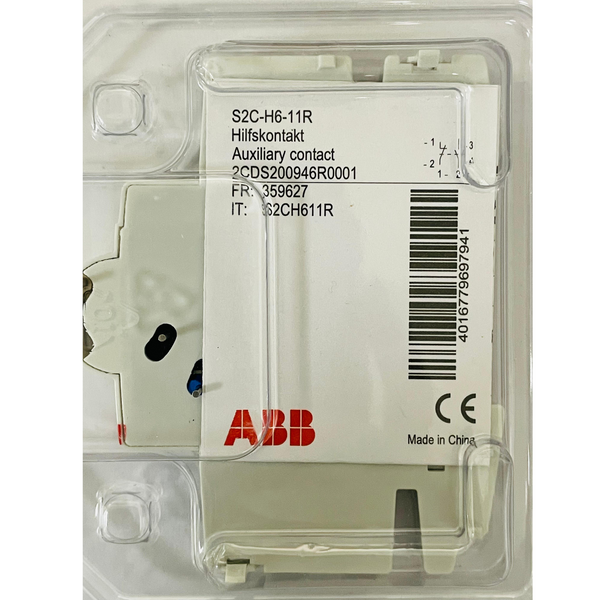 ABB S2C-H6-11R Auxiliary Contact 2CDS200946R0001 (Lot of 6 Pcs) – We Sell Stocks