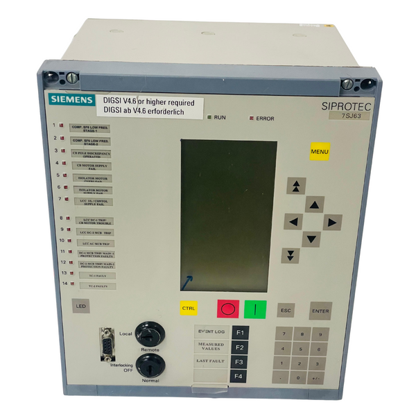 SIEMENS SIPROTEC 7SJ63 Overload Protection Relay 7SJ6321-4EB62-3FE2/EE ...