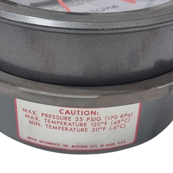 DWYER PHOTOHELIC 3000MR-1KPA N24W Differential Pressure Gauge – We Sell ...