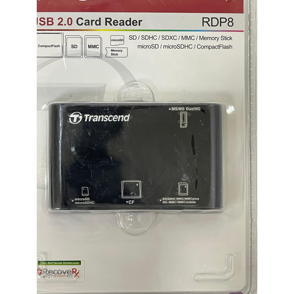 TRANSCEND TS-RDP8K USB 2.0 ALL-IN-1 MULTI CARD READER – We Sell Stocks