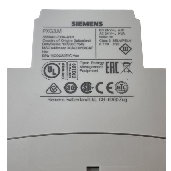 SIEMENS PXG3.M BACnet Router – We Sell Stocks