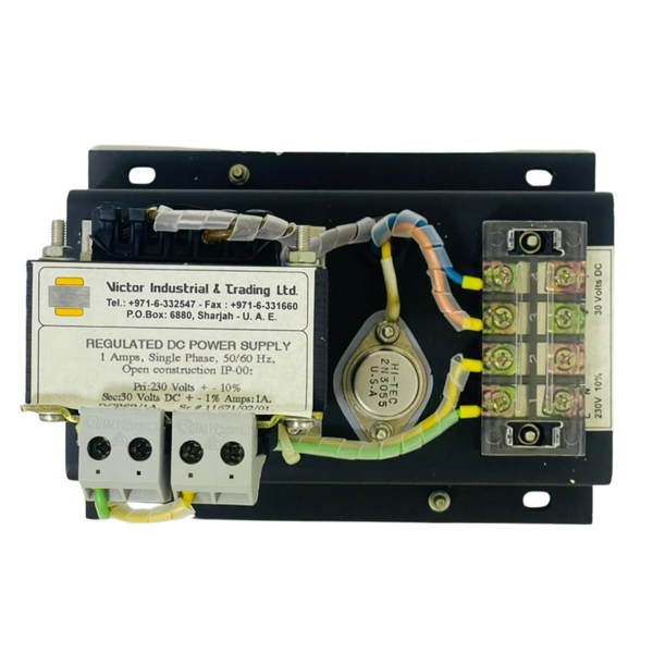 VICTOR INDUSTRIAL & TRADING DCPSR/1A Regulated DC Power Supply – We ...