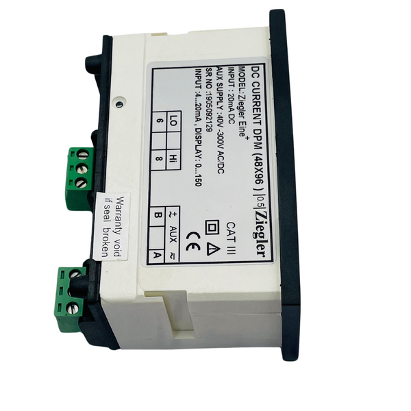 ZIEGLER EI99EINEDPM Digital Panel Meter Ziegler Eine – We Sell Stocks