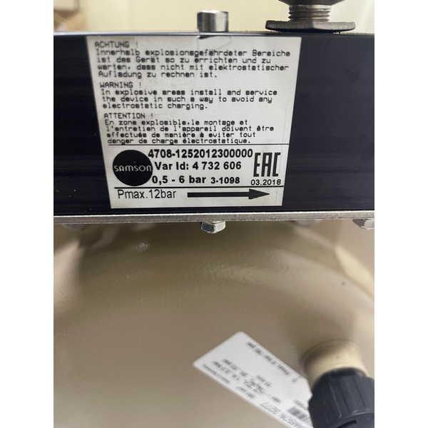 SAMSON 3730-3 ELECTROPNUEMATIC POSITIONER 3277 – We Sell Stocks