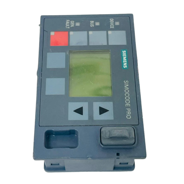 SIEMENS SIMOCODE PRO 3UF7210-1AA01-0 Operation Panel – We Sell Stocks