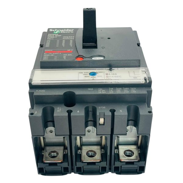SCHNEIDER ELECTRIC NSX160F Circuit Breaker LV430830 150MA (Made In Pol ...