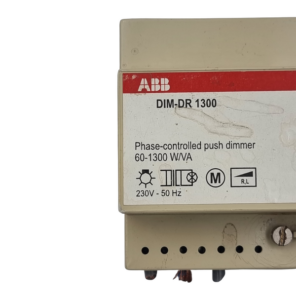 ABB DIM-DR1300 Phase Controlled Push Dimmer – We Sell Stocks