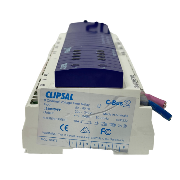 CLIPSAL C-BUS 2 L5508RVFP 8 Channel Voltage Free Relay 10A – We Sell Stocks