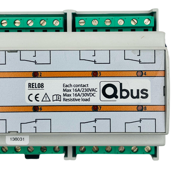 Qbus REL08 Relay Module 16A 230V AC – We Sell Stocks