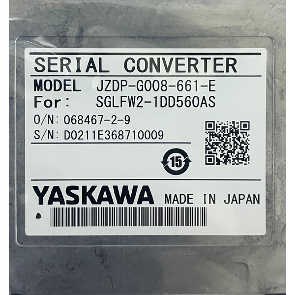YASKAWA JZDP-G008-661-E Serial Converter – We Sell Stocks