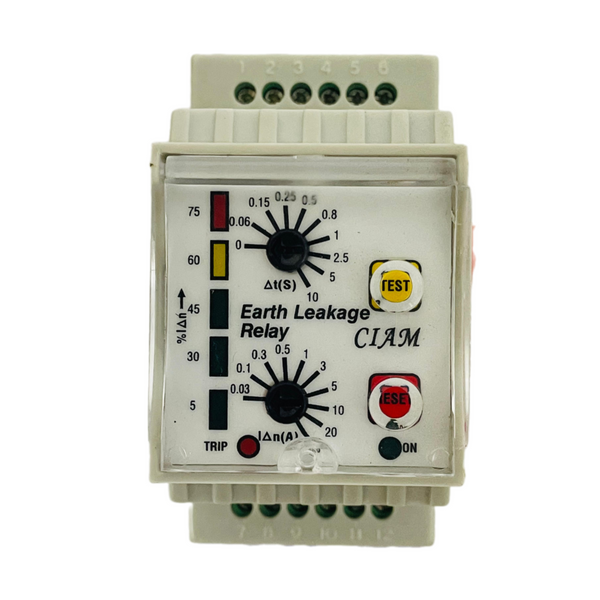 CIAM Earth Leakage Relay 90–270V AC/DC 50/60Hz – We Sell Stocks