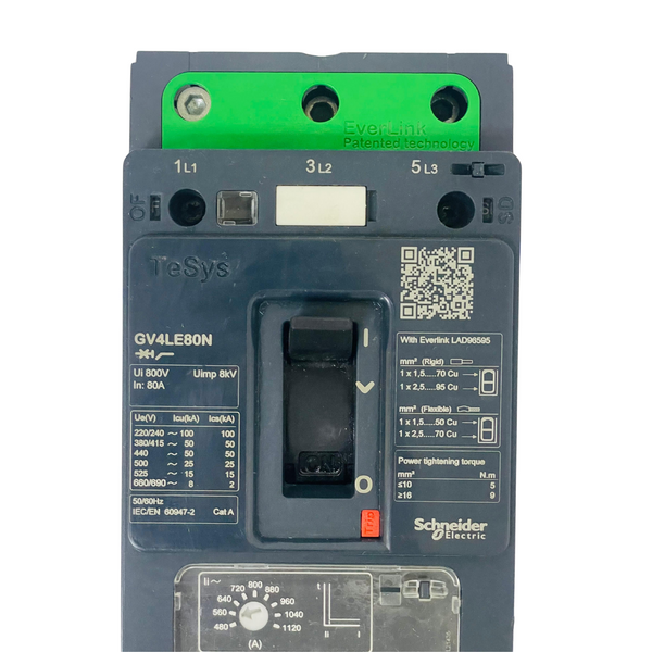 SCHNEIDER ELECTRIC GV4LE80N Circuit Breaker 80A – We Sell Stocks