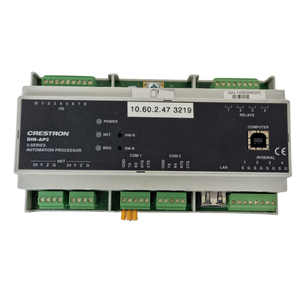 CRESTRON DIN-AP2 Automation Processor (With Terminals) – We Sell Stocks