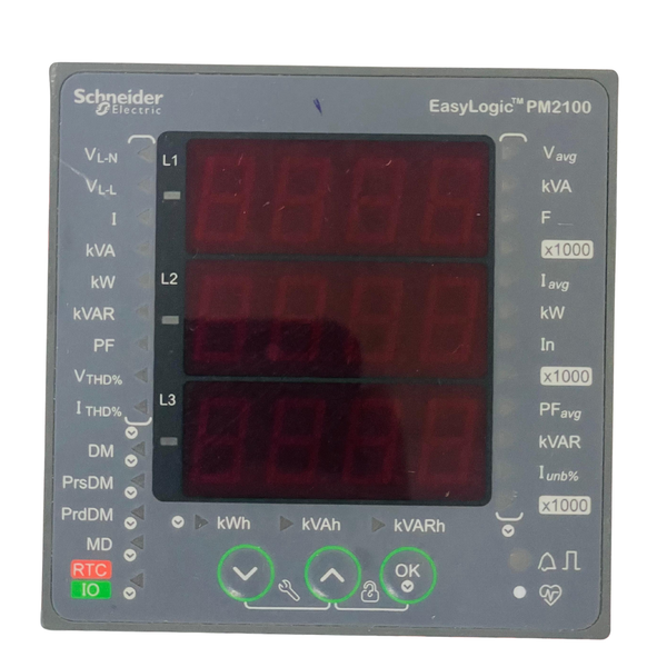 SCHNEIDER ELECTRIC EASYLOGIC PM2100 Energy Meter METSEPM2120 – We Sell ...
