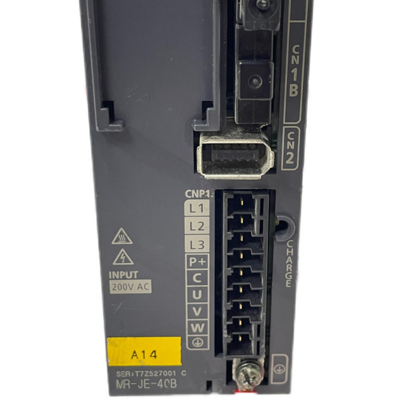MITSUBISHI ELECTRIC MR-JE-40B AC Servo Amplifier – We Sell Stocks