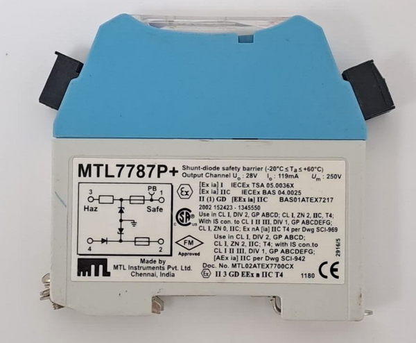 MTL MTL7787P+ SHUNT-DIODE SAFETY BARRIER – We Sell Stocks